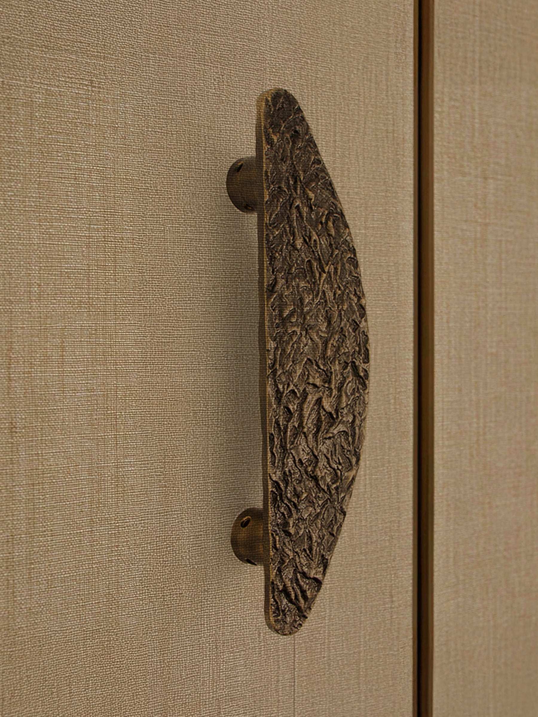 Semicircle Front Door Handle - CRESCENT - Glitters Hardware