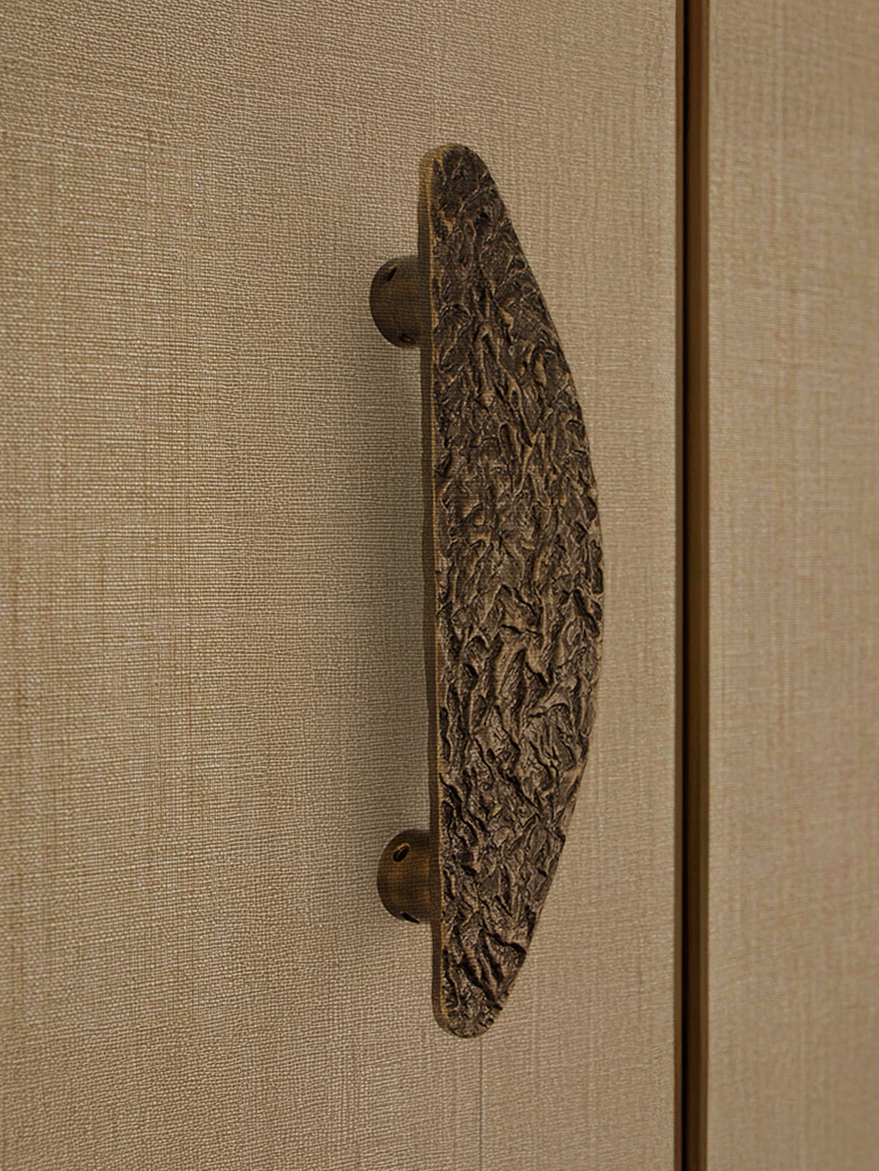 Semicircle Front Door Handle - CRESCENT - Glitters Hardware