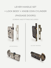 Lever Handle – NOTCH - Glitters Hardware
