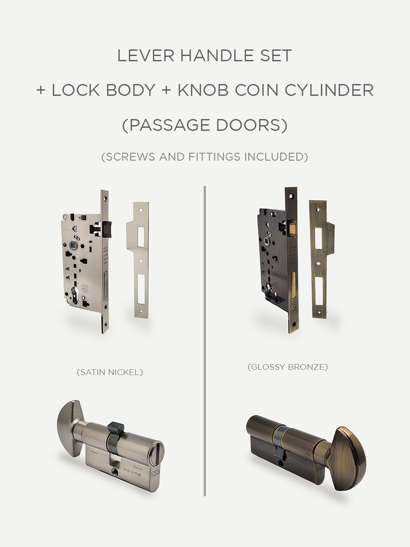 Lever Handle – CURVE - Glitters Hardware