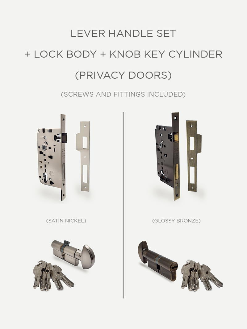 Lever Handle – CURVE - Glitters Hardware